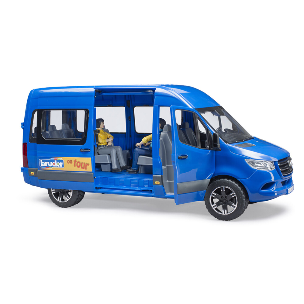 Bruder 1:16 Mecedes Benz Sprinter Transfer Van Mini-Bus and 2 Figures ...
