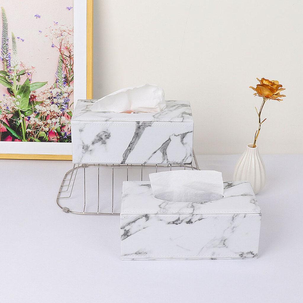 Marble tissue box cover store