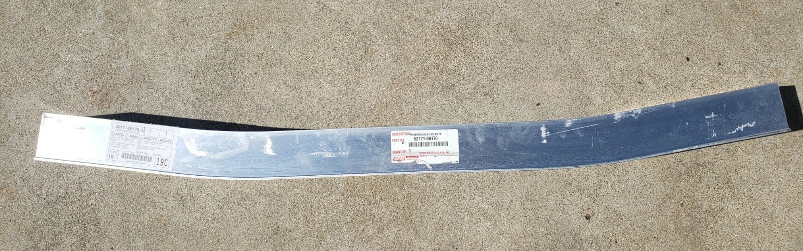 Toyota OEM 2018 Camry Rear Bumper-impact Bar 5217106170 for sale online ...