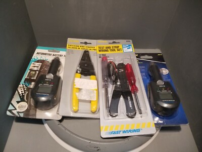 Variety Lot of 4 Calterm Vehicle Monitor, Wire Stripper & Tool Set | eBay