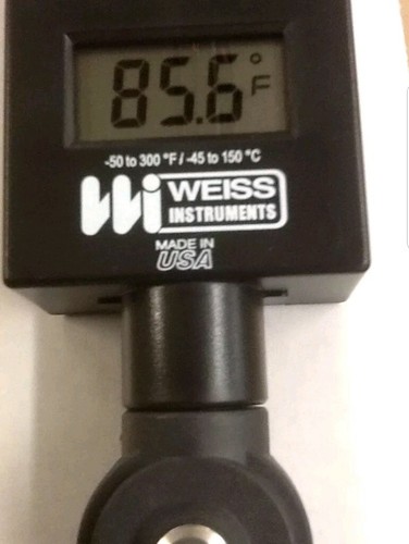 WEISS INSTRUMENTS 2CYL7 Solar Only Digital Industrial Thermometer. -50 ...