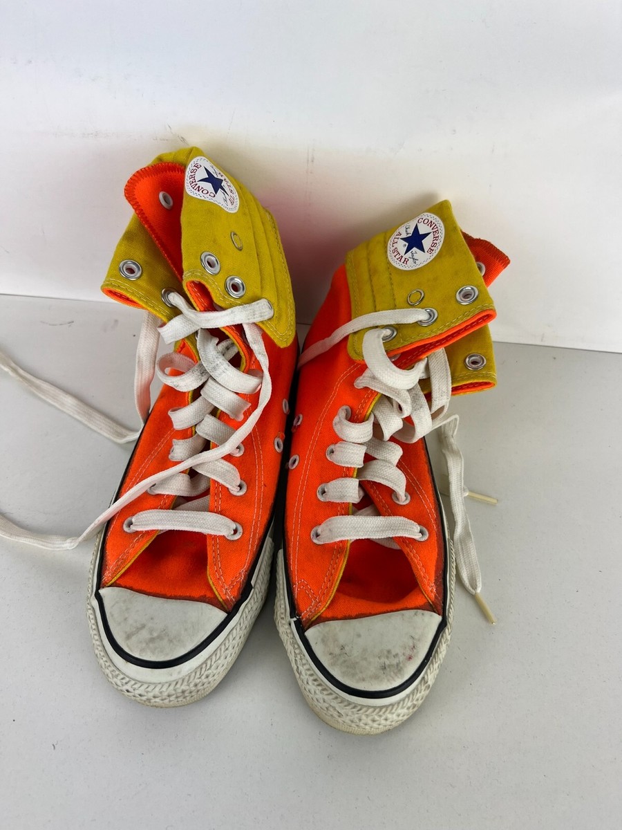 Orange Converse High Tops
