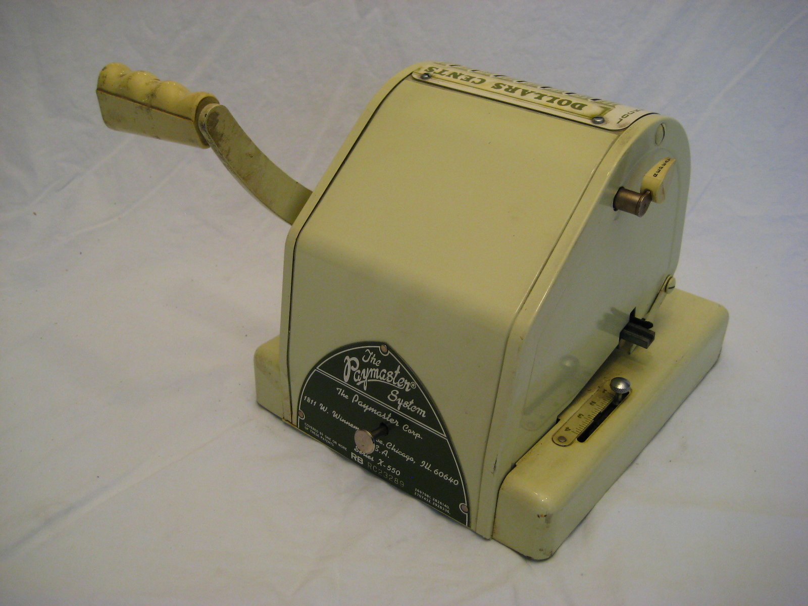 Vintage Paymaster Check Printer X-550 | eBay