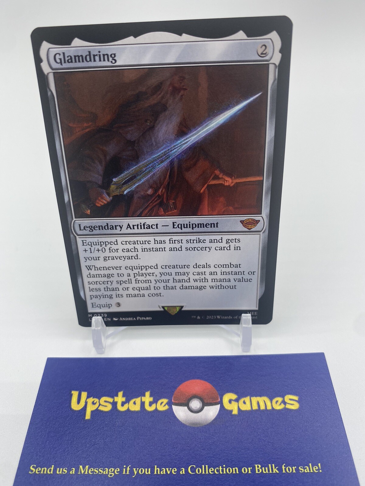 MTG Glamdring The Lord of the Rings: Tales of Middle-earth 0239 NM/M ...