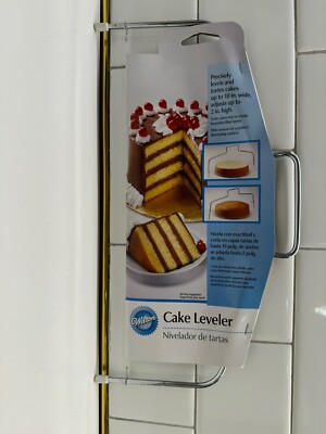 Wilton Cake Leveler 10" x 2" Baking Artist Decorating Helper Tool Wire ...