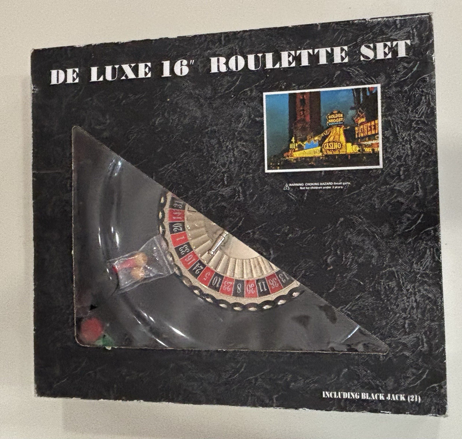Vintage Deluxe 16" Roulette Set - Black Jack (21) Casino Roulette Set ...