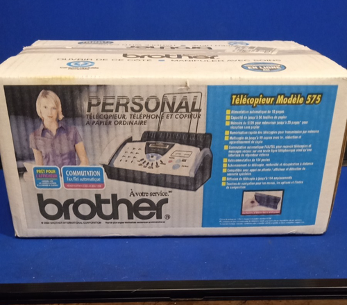 BROTHER Fax Machine Model FAX-575 Personal Office Fax 12502612278| eBay