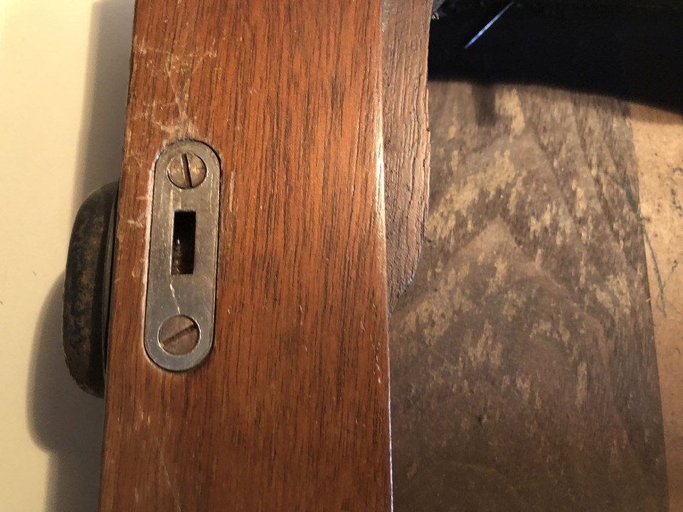 ANTIQUE MINNESOTA MODEL A SEWING MACHINE WOOD BASE & COFFIN COVER ONLY ...