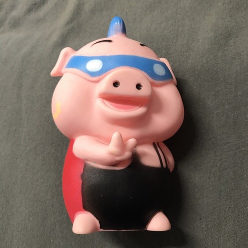 Latex Mohawk Pig 9" Large Piggy With Squeaker | eBay