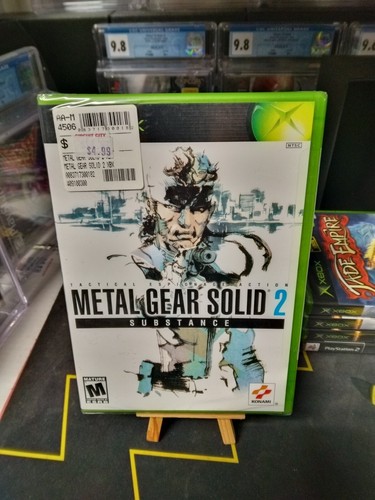 Sealed Metal Gear Solid 2: SUBSTANCE Microsoft Xbox 2002 Video Game | eBay