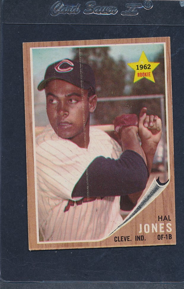 1962 Topps #049 Hal Jones Indians EX 62T49-52516-4 | eBay