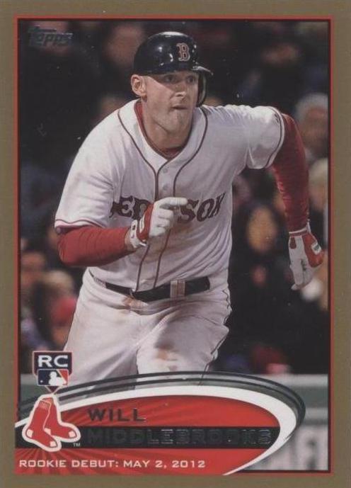 2012 Topps Update Series - Rookie Debut Will Middlebrooks #US265 Gold ...