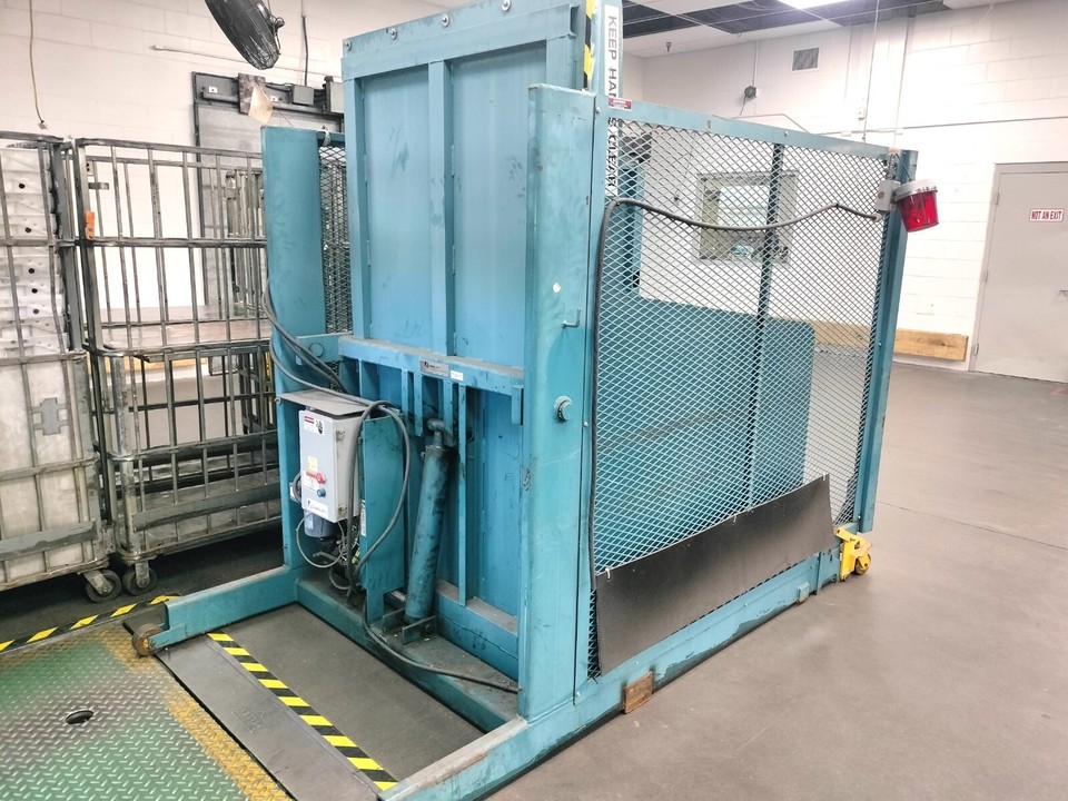 Advance Lifts Hydraulic Container Dumpster Bin Hamper Dumper DP-122-15 ...