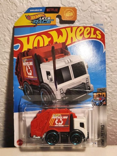 Hot Wheels Let's Race Mattel 2021 HW Metro Total Disposal Recycling 160 ...