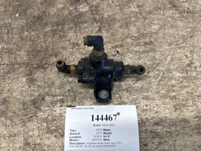 Freightliner Bendix Check Valve 289547 From 2023 M2 106 | eBay