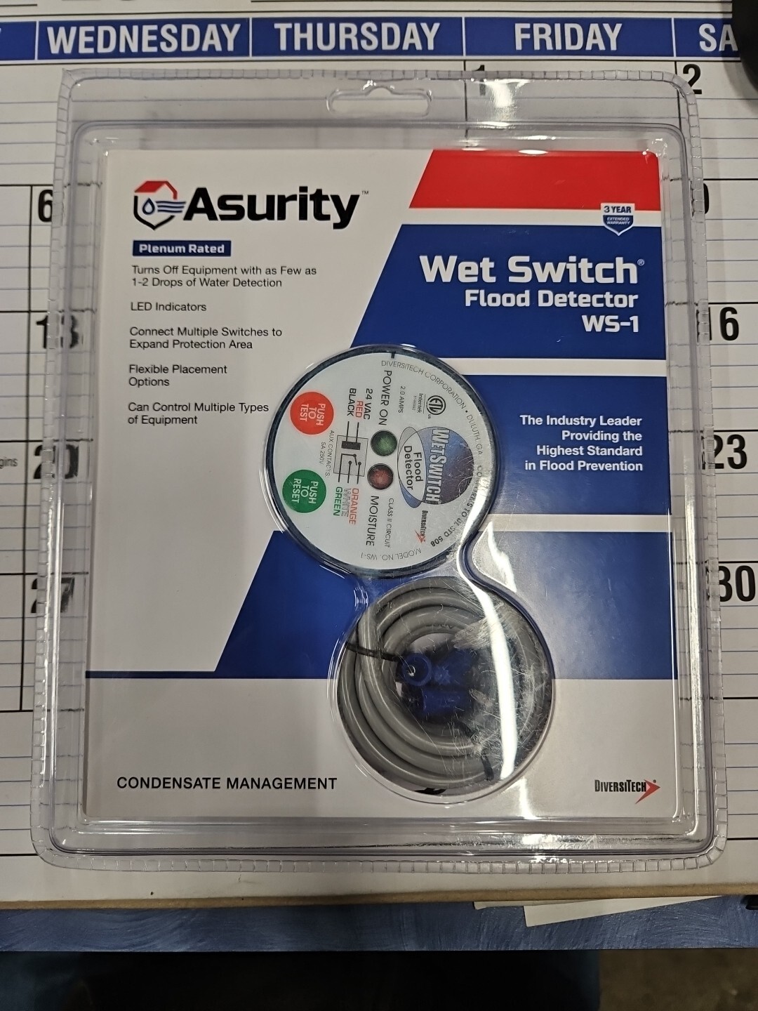 asurity wet switch floor detector ws-1 | eBay