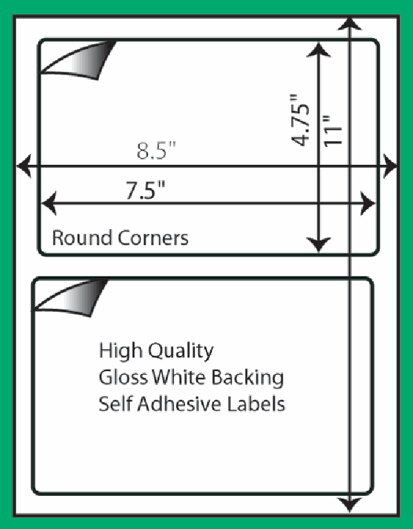 100 WH Self Adhesive Mailing Shipping Label Sticker for Ebay USPS Click ...