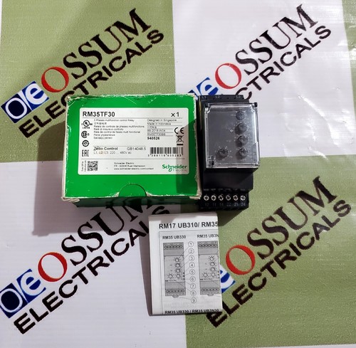 SCHNEIDER ELECTRIC RM35TF30 MULTIFUNCTION RELAY VOLTAGE 220-480VAC FAST ...