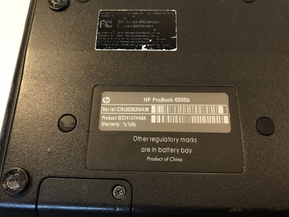 HP ProBook 6550b 15.6in. Intel Core i5 CPU M450 @ 2.40GHz | eBay