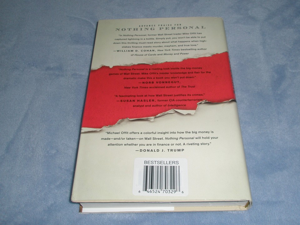 Nothing Personal : A Novel of Wall Street by Mike Offit (2014 ...