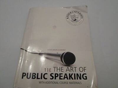 ART OF PUBLIC SPEAKING CUSTOM PACKAGE - Paperback By Stephen E. Lucas ...