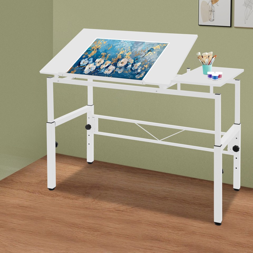 Drafting Table Art Desk Artist Drawing Desk Adjustable Craft Table ...