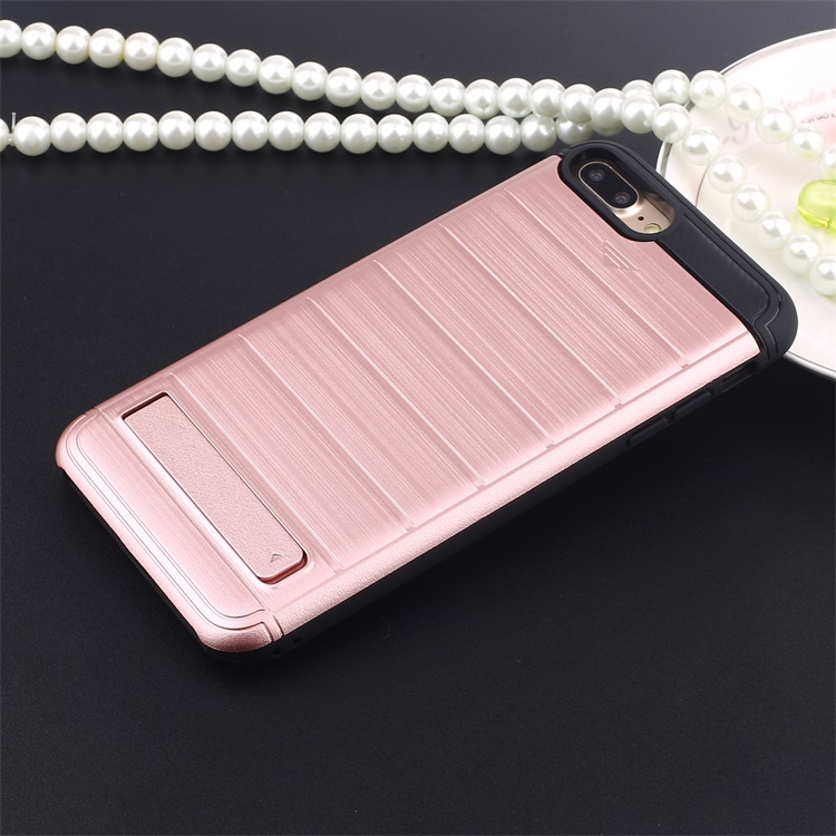Dual Layer Protection Armor Case With Card Slot & Kickstand For iPhone ...