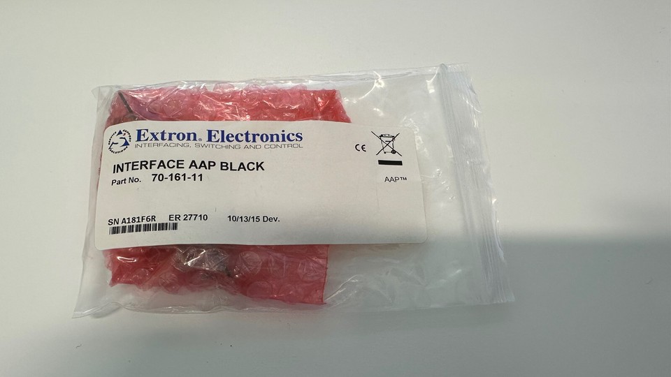 Interface Remote Connector Plate - VGA 3.5mm Audio Jack Extron 70-161 ...