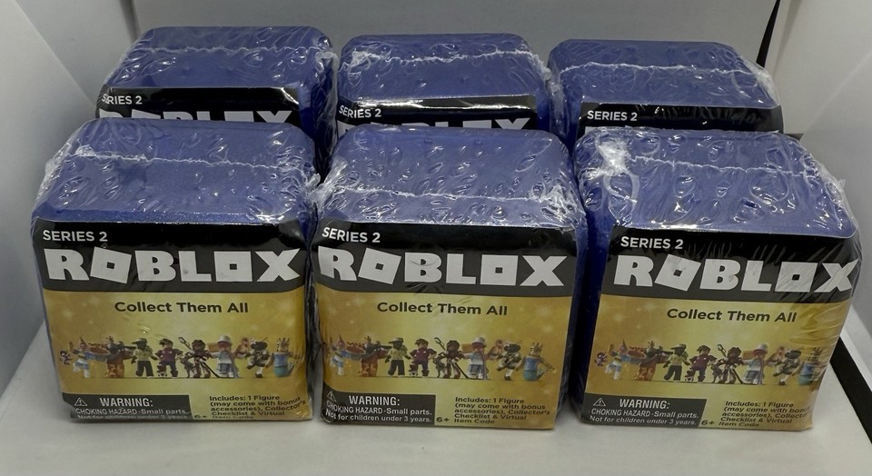 6x Roblox Mystery Figure Boxes - Celebrity Series 2 - Blind Boxes -New ...