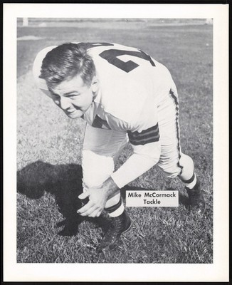 1953-1954 Cleveland Browns Team Issued Photo #14 Mike McCormack *CB375 ...