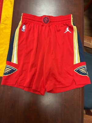 Men's New Orleans Pelicans Red Statement Edition Shorts (Medium) | eBay