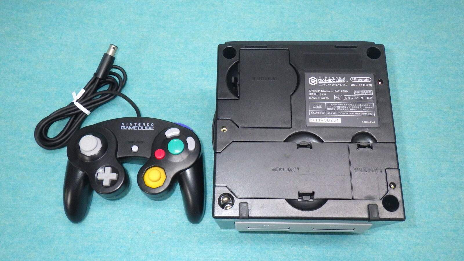 Nintendo GAMECUBE Console System Black w/Black Controller DOL001 ...