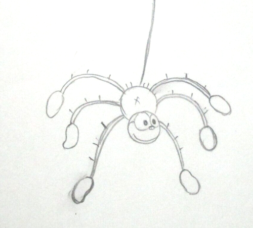 1931 MOTHER GOOSE MELODIES spider Walt Disney ORIGINAL PRODUCTION cel ...