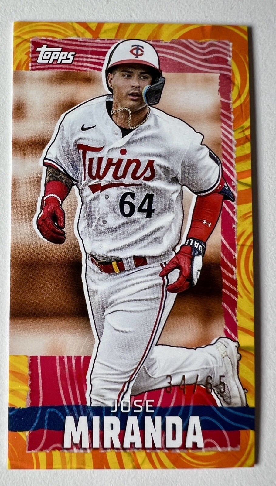 2023 Topps Rip Baseball Mini MRIP-JMI Jose Miranda Orange /65 | eBay
