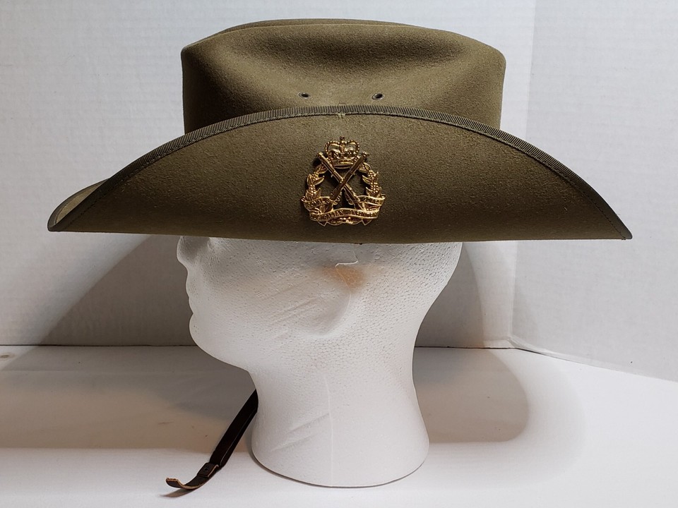 Australian Army Slouch Bush Hat Size 7 USAF Thunderbirds Wild Weasel ...