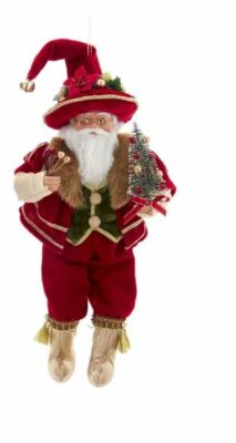 KK0100 Kurt Adler Kringle's Elegant Santa Claus Elf's 12 " Ornament ...