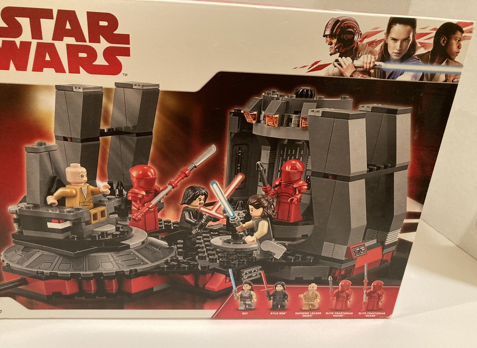 LEGO Star Wars Snoke's Throne Room 75216 New and Factory Sealed •Rey ...