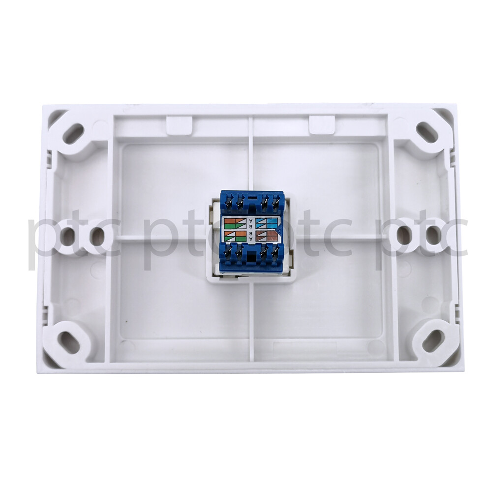1/2/3/4/5/6 Gang wallplate /CAT6 RJ45 Network LAN Data Jack Mech Insert ...