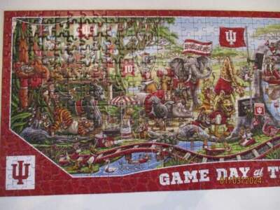 INDIANA HOOSIERS PUZZLE - "GAME DAY AT THE ZOO" - 500 pieces | eBay