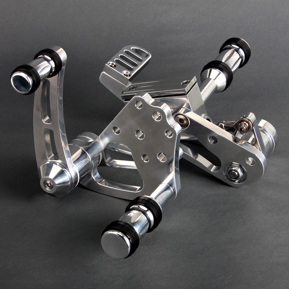 Polished Forward Controls For Harley Softail Custom FXSTC Heritage ...