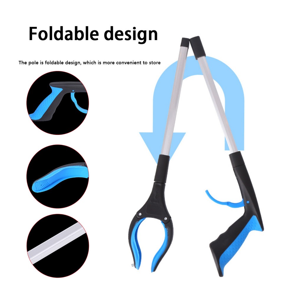 Industrial Grabber Tool Heavy Duty Pick Up Stick Hand Grip Reach Trash ...