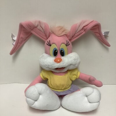 Babs Bunny Doll Vintage Stuffed Animal 90's Playskool Tiny Toon ...