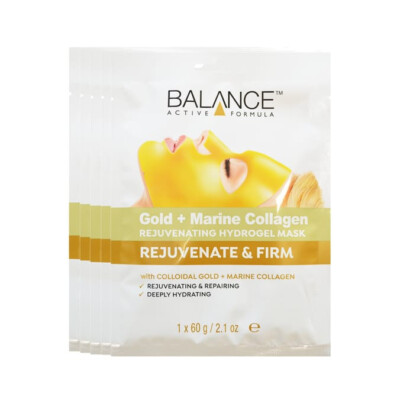 Balance Gold + Marine Collagen Rejuvenating Hydrogel Mask 60g x5 | eBay UK