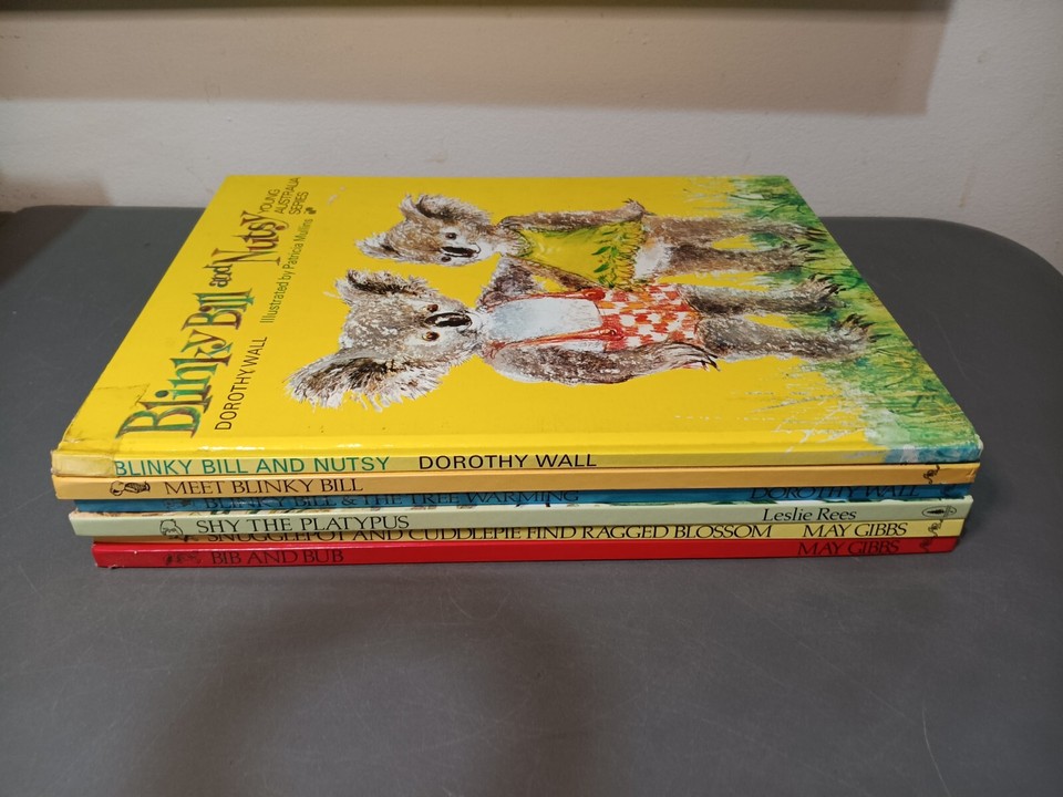 Young Australian Series Vintage Books Bundle x6 Bib And Bub Blinky Bill ...