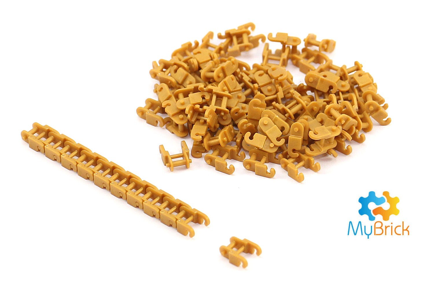 Genuine LegoⓇ 75x Pearl Gold Technic Chain Link 3711 - Free Postage | eBay