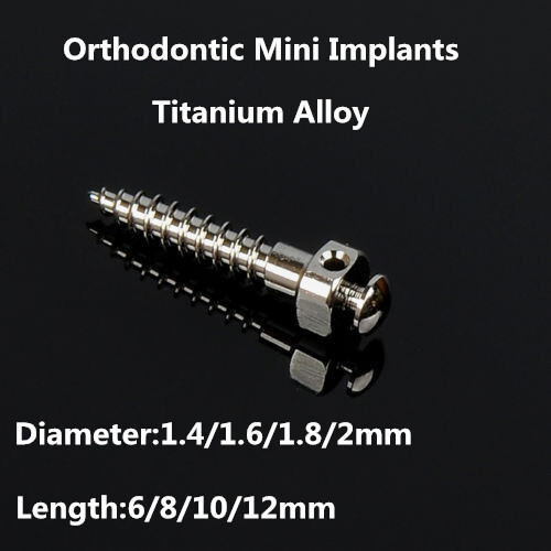 Dental Orthodontic Mini Screws Micro Self-Drilling Titanium Alloy | eBay