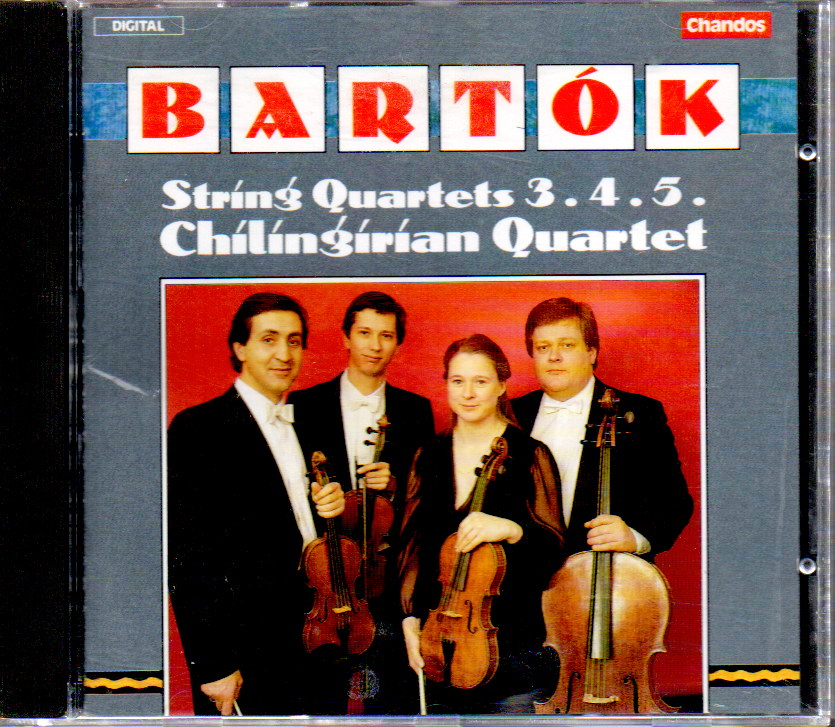 BARTOK String Quartets 3,4,5 CHILINGIRIAN QUARTET CD [Chandos CHAN 8634 ...
