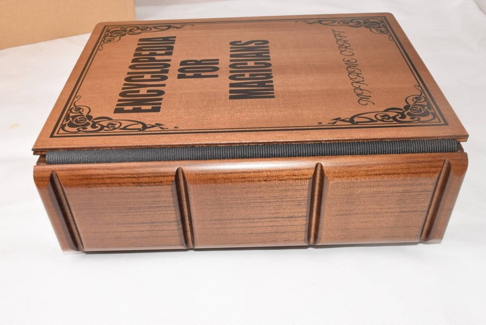 Mikame Craft New Rotation Box Magic Trick Wooden Prop Black Design Rare ...