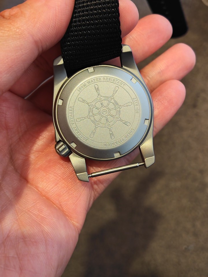 Boderry Voyager Titanium Automatic Military Field Style Watch 40MM ...