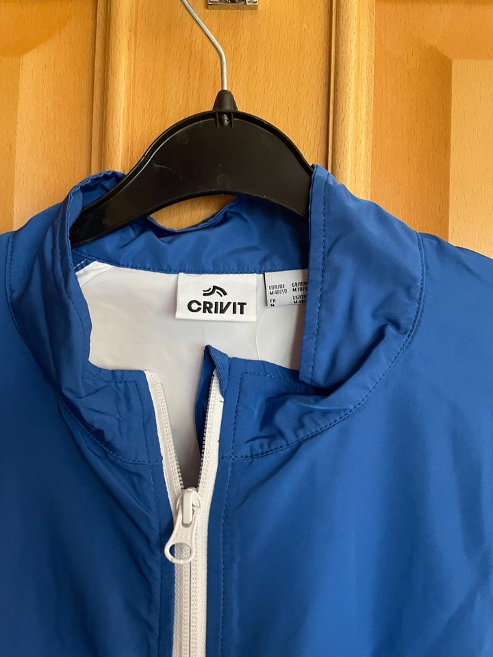 BNWT Medium Lidl Shell Jacket WHITE NEW festival holiday rave stag ...